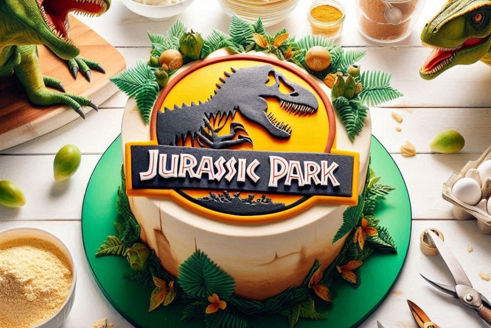 How to Make a Jurassic Park Cake: For a Jurassic Party